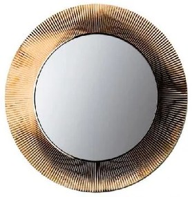 Laufen Kartell - Zrcadlo v rámu, průměr 780 mm, zlatá H3863310870001