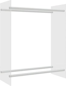 Stojan na palivové dříví průhledný 80x35x100 cm tvrzené sklo 327469