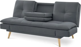 Trojmístná pohovka, šedá, látka, ASB-4720 GREY2 Šedá