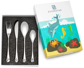 Zilverstad Dětská sada příborů Podmořský život (4ks)