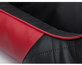 Pelíšek PERFECT R1 černý/červený