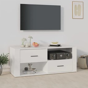 823099 vidaXL TV skříňka bílá 100 x 35 x 40 cm kompozitní dřevo
