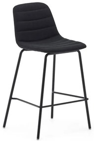 Barová židle luzinda 65 cm černá MUZZA