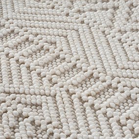 Ayyildiz, Kusový koberec Helix 2202 cream, 140x200, béžová, chodba / předsíň