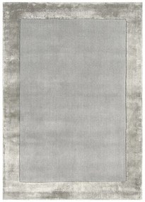 Moderní kusový koberec Ascot Silver Jednobarevný šedý Rozměr: 200x290 cm