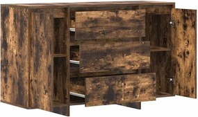 Servírovací skříň Kouřový dub 120 x 41 x 75 cm Kompozitní dřevo 3333910