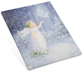 Nexos  86791 Nástěnná malba anděl strážný, 40 LED, 30 x 40 cm