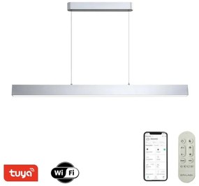 Brilagi-LED Stmívatelný lustr SLEEKLINE SMART LED/40W/230V Wi-Fi Tuya stříbrn+DO