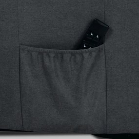 Polohovací křeslo šedé, elektrické TV-1171 GREY2