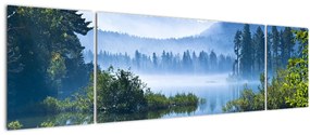 Obraz horského jezera (170x50 cm)