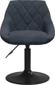 Barová židle tmavě šedá samet 335317