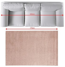 Koberec  Casino soft rose 120x170cm