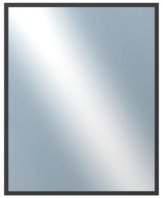 DANTIK - Zarámované zrcadlo - rozměr s rámem cca 80x100 cm z lišty Hliník černá | P05-021 (7005021)