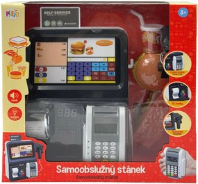 MAC TOYS PLEJO Samoobslužný stánek bistro na baterie Světlo Zvuk m61041