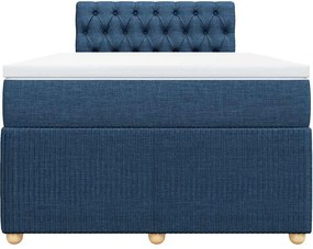 Box spring postel s matrací černá 120x190 cm textil 3287408
