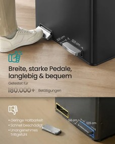 Odpadkový koš na tříděný odpad LTB160BZ02