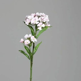 Ego Dekor Květina Hvozdík, bílá-růžová, 60cm