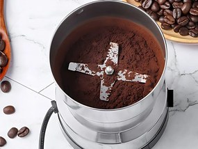 Verk Group Mlýnek na mletí kávy, zrn, ořechů, koření, výkonný, elektrický, silný
