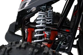 Ramiz Čtyřkolka na baterie E-STAR červená 35 km/h + motor 1000W + nafukovací kola + nastavení sedadla