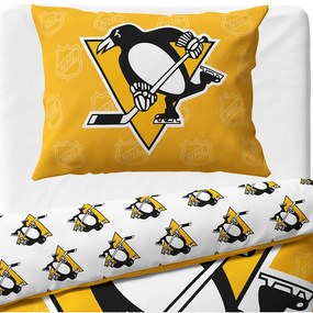 Hokejové povlečení NHL Pittsburgh Penguins Shields Velikost: 135x200 + 80x80 cm