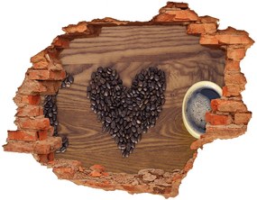 Wallmuralia Fototapeta díra na zeď I love coffee 90x70 cm