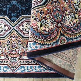 Exkluzivní vintage koberec modré barvy Šířka: 150 cm | Délka: 230 cm