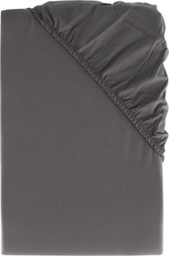 Livarno home Perkálové napínací prostěradlo, 90-100 x 200 cm (antracitová)
