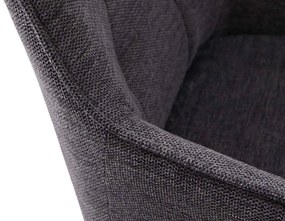 Designová židle Jadwiga II tmavě šedá