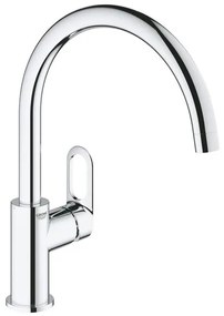 Grohe Start Flow Páková dřezová baterie s otočnou výpustí chrom 3155500