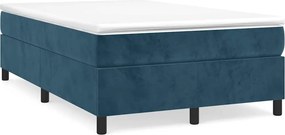 Rám postele s boxspringem tmavě modrý 120 x 200 cm samet 3121112
