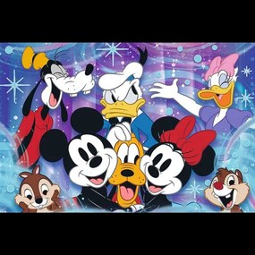 Puzzle Trefl Ve světě Disney je zábava 100 dílků 41x27,5cm v krabici 29x20x4cm