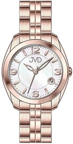 Voděodolné pánské ocelové hodinky JVD W76.3 s kalendářem - 5ATM
