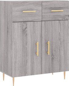 Skříň highboard šedá sonoma 69,5 x 34 x 180 cm kompozitní dřevo 3198143