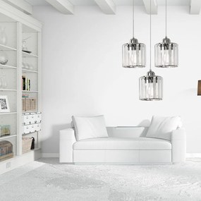 Toolight - ELEGANCE LAMPA SUFITOWA APP210-3CPR KRYSZTAŁ SREBRNA, OSW-08550