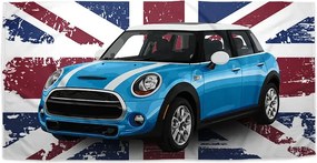 Sablio Ručník Mini sedan Britská vlajka - 30x50 cm