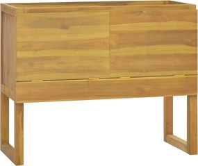 vidaXL Koupelnová skříňka 90 x 45 x 75 cm masivní teakové dřevo [338248]
