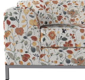 Potah na pohovku IKEA  Kramfors 2-místná barva oranžová látka pletený vzor, vzorované