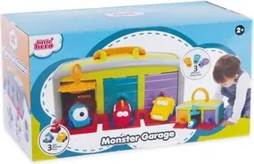 TEDDIES Garáž s autíčky / 3 auta / plast / od 2 let