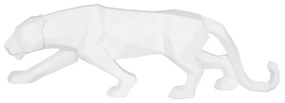 Matně bílá soška PT LIVING Origami Panther