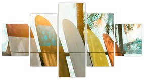 Obraz - Surfovací prkna (125x70 cm)