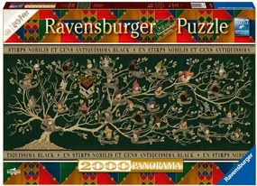 Puzzle ravensburger 172993 harry potter: rodokmen 2000 dílků panorama