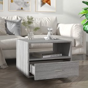 Konferenční stolek šedý sonoma 55 x 55 x 40 cm kompozitní dřevo