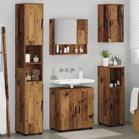 Sada koupelnového nábytku 5 ks Staré dřevo 61 x 35 x 64 cm 3392991