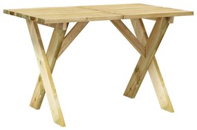 vidaXL Zahradní stůl 110 x 73 x 70 cm impregnované borové dřevo
