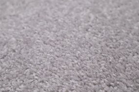 Vopi koberce Kusový koberec Eton šedý 73 kruh - 400x400 (průměr) kruh cm