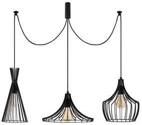 Lustr na lanku MEZOPOTAMYA 3xE27/40W/230V pavouk