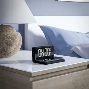 Mebus 25622  Digitální budík s bezdrátovou nabíječkou
