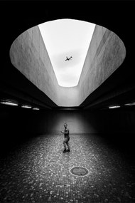Jan Křikava | Pod betonovou oblohou Rám: Černý, Velikost: 100 x 70 cm