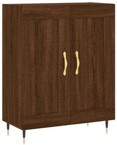 Skříň highboard hnědý dub 69,5 x 34 x 180 cm kompozitní dřevo,  3195778