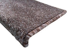 Vopi Nášlapy na schody Apollo Soft béžový obdélník - 24x65 obdélník (rozměr včetně ohybu)